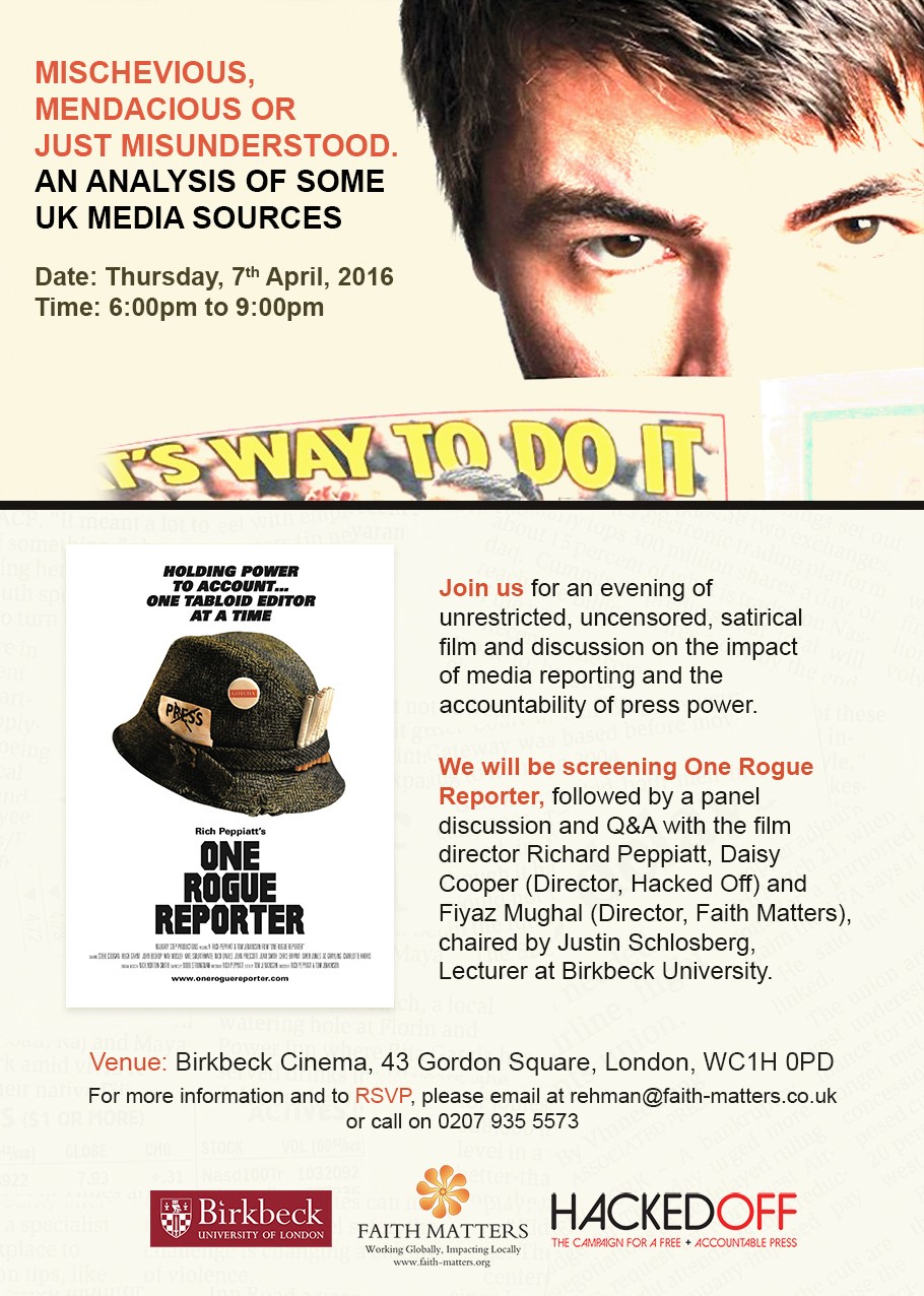 Upcoming Events - Faith Matters