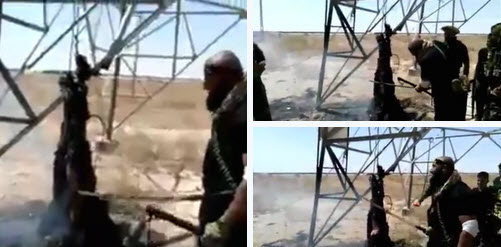 Pictures Purport to Show Iraqi Shia Militant Abu Azrael Slicing Burnt ...